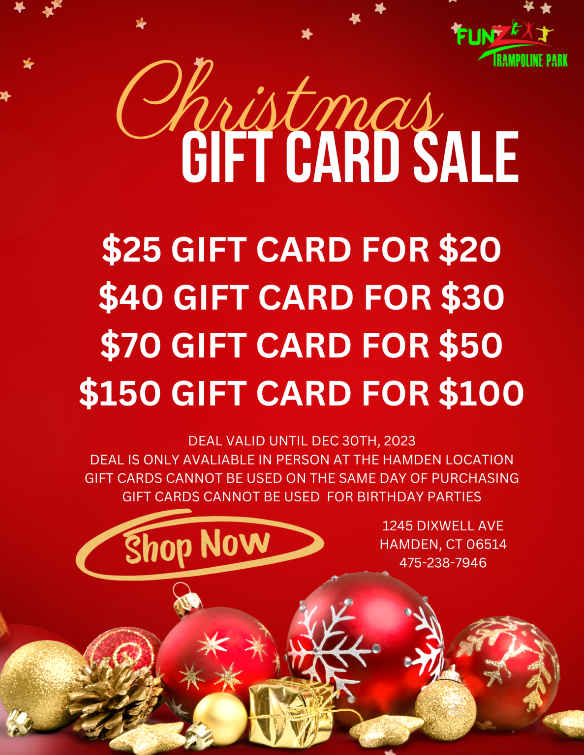 Tickets | FunZ Trampoline Park Online | Hamden, Connecticut